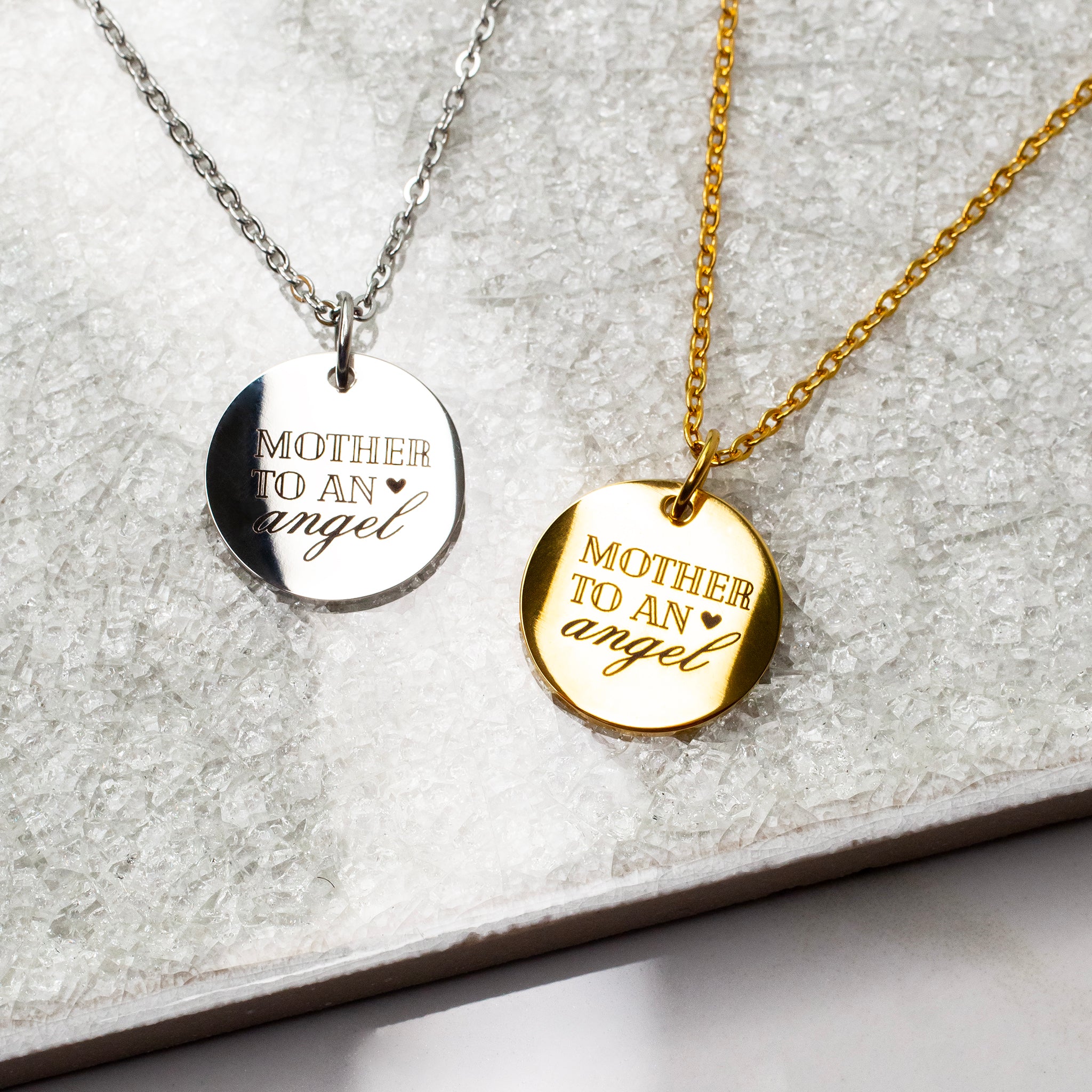 Mother to an Angel Engraved Pendant Necklace – Grayling